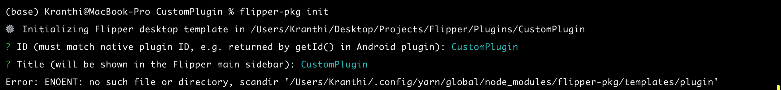 Flipper Pkg Plugin Generation · Issue 1112 · Facebookflipper · Github