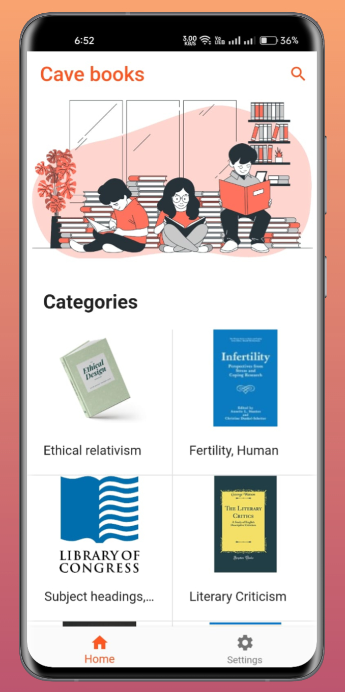 GitHub - AhmedBelal31/Cave-Books-App: Flutter Reading Books App , Using Google APi , BloC