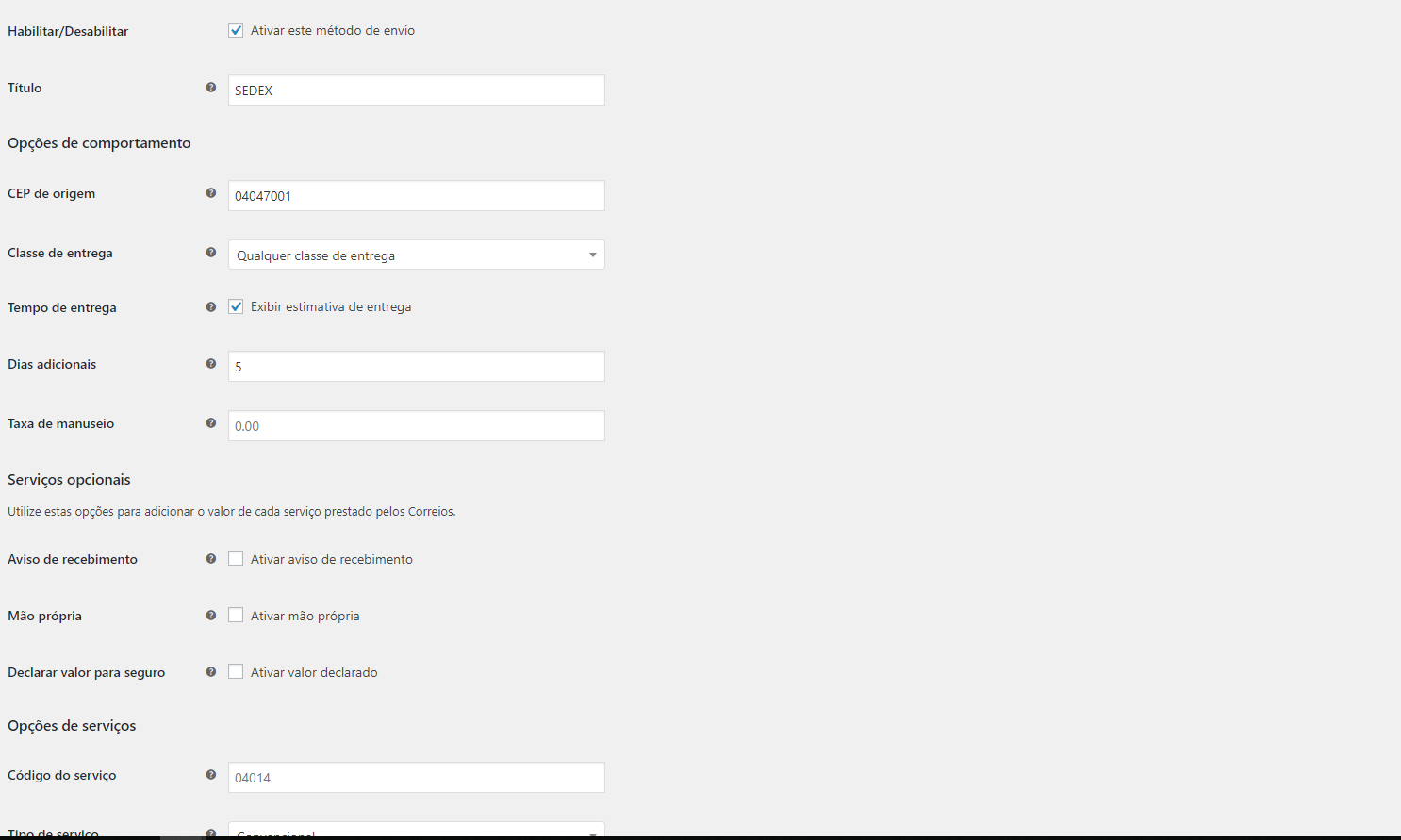 Problemas · Issue #152 · claudiosanches/woocommerce-correios · GitHub