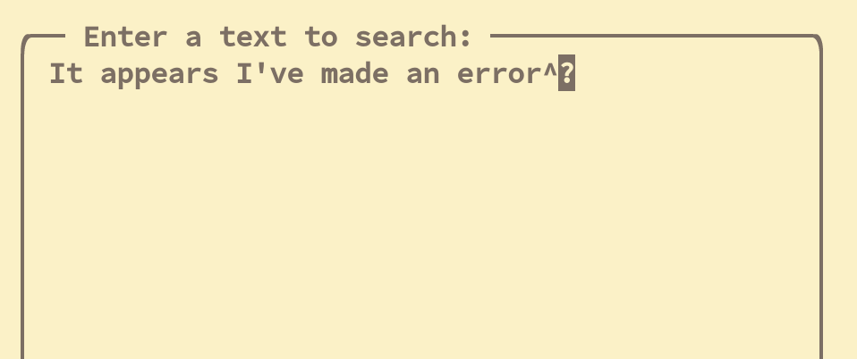 Text box displays control character when pressing backspace · Issue #14 ...