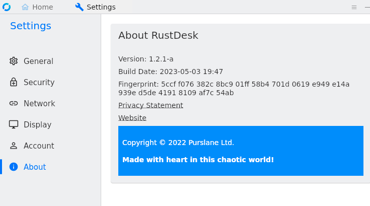 Isn't it time to change the version to git? 1.2.0 · rustdesk rustdesk ...
