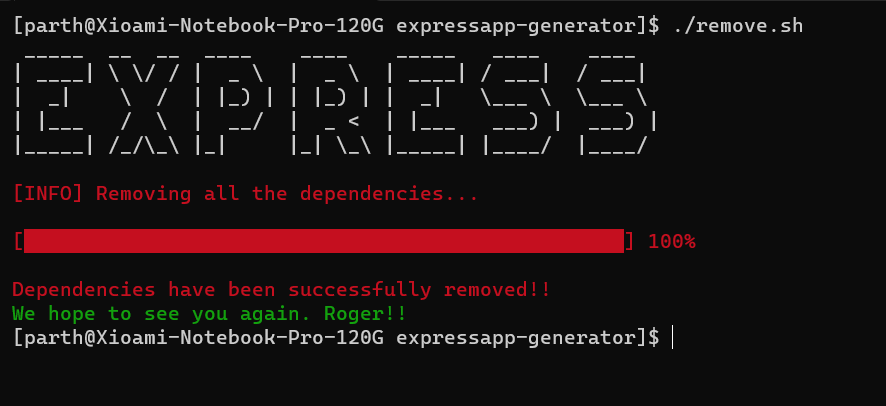 GitHub - parthasdey2304/expressapp-generator: This is a terminal script ...