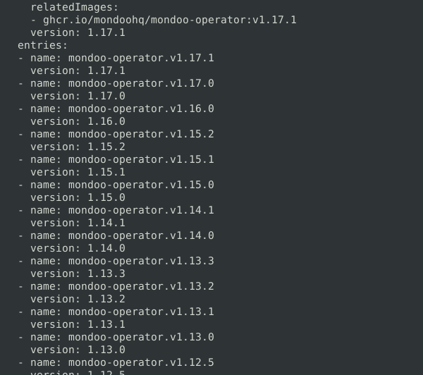 OLM (community-operators) not have new and current release version · Issue #1849 · minio ...