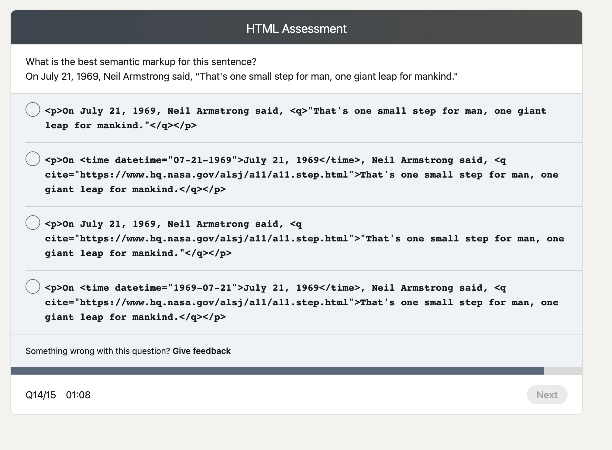 HTML - 4 slides · Issue #1408 · Ebazhanov/linkedin-skill-assessments-quizzes · GitHub