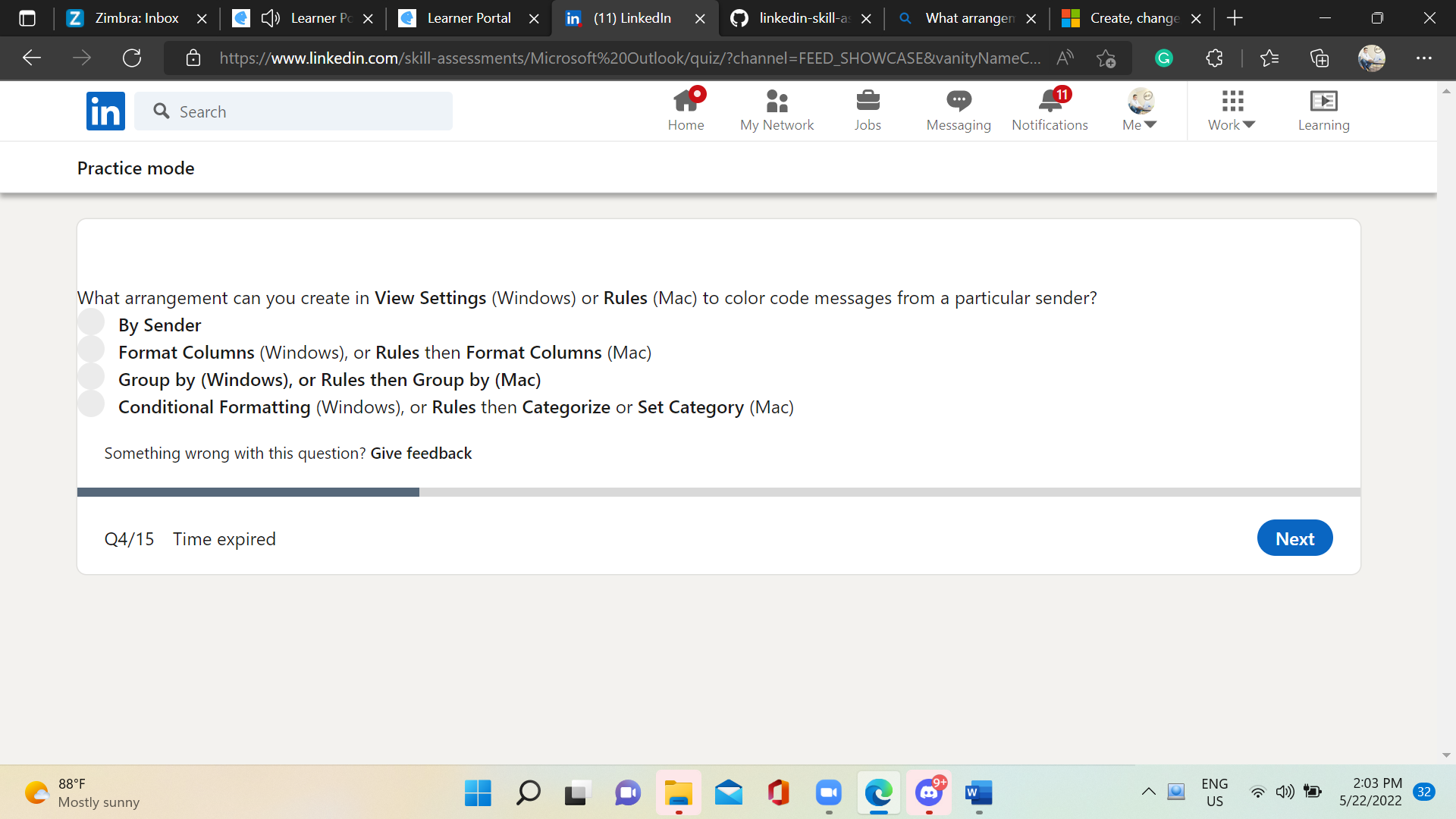 Microsoft Outlook · Issue #3727 · Ebazhanov/linkedin-skill-assessments ...