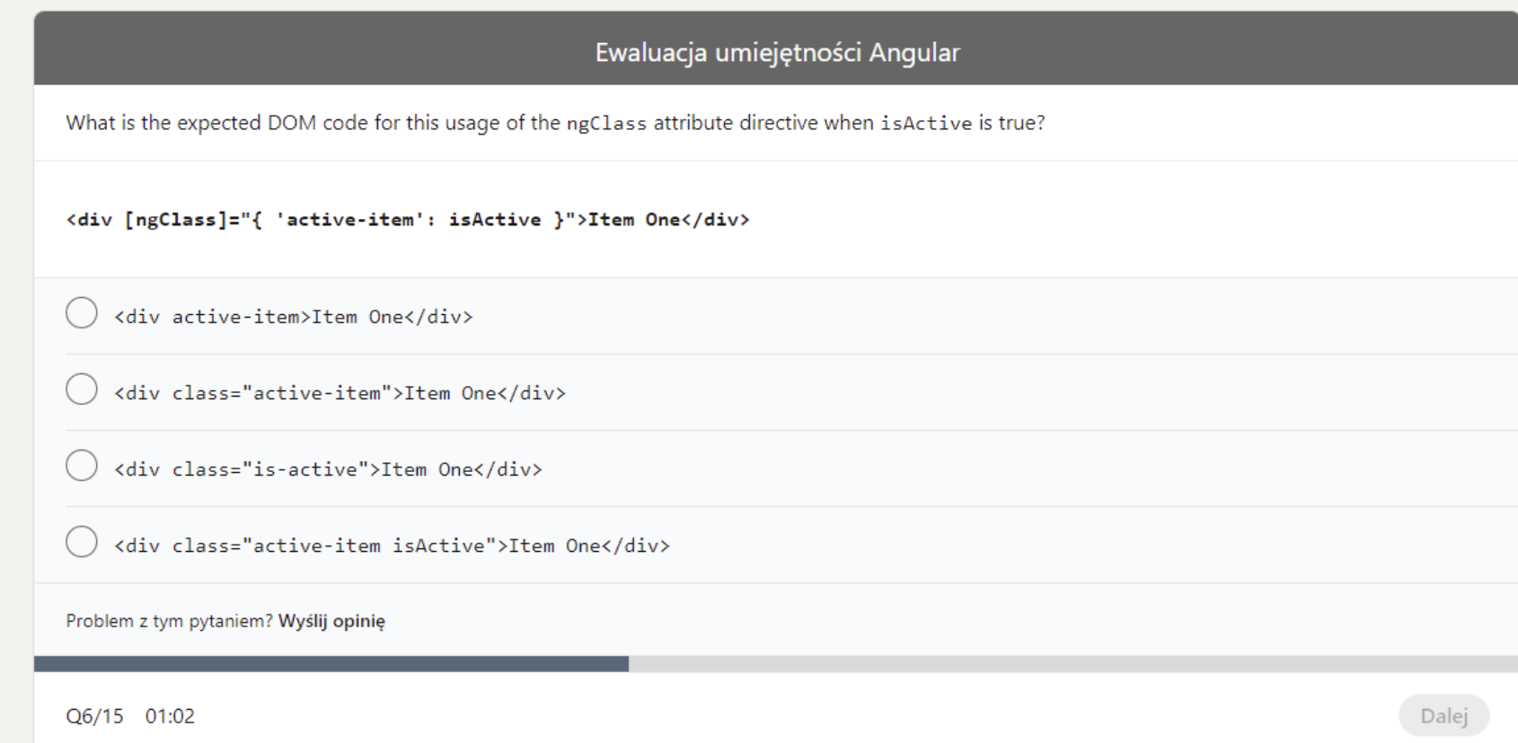 Angular · Issue 5406 · Ebazhanovlinkedin Skill Assessments Quizzes