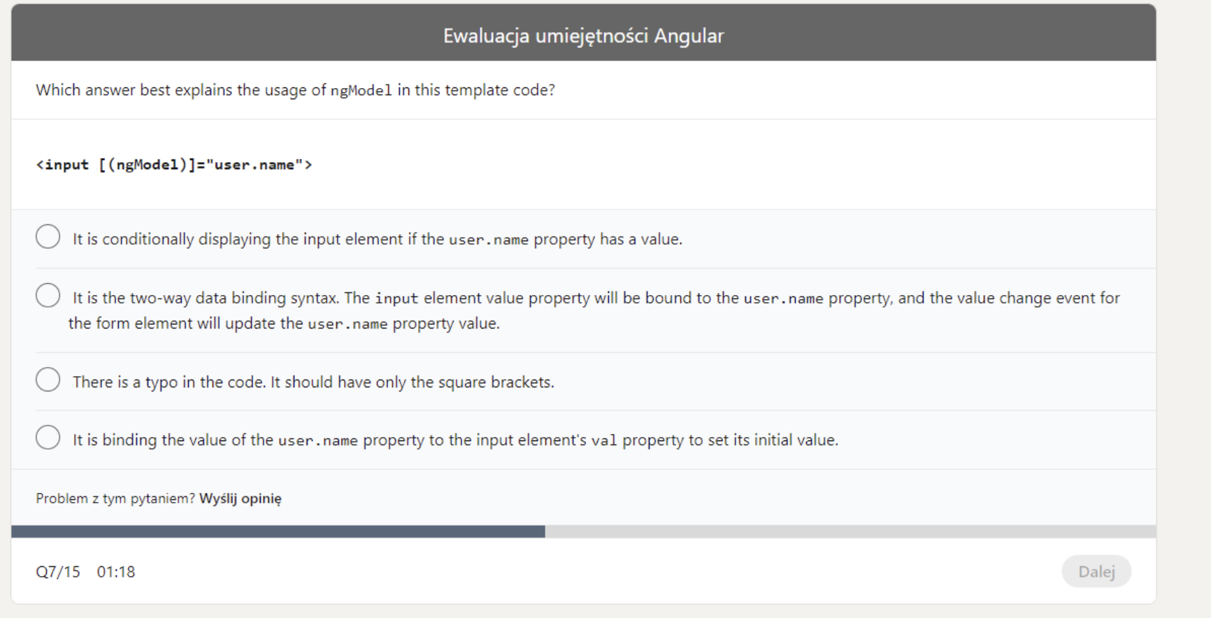 Angular · Issue 5406 · Ebazhanovlinkedin Skill Assessments Quizzes