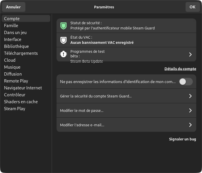 French text button overlapping · Issue #19 · tkashkin/Adwaita-for-Steam · GitHub