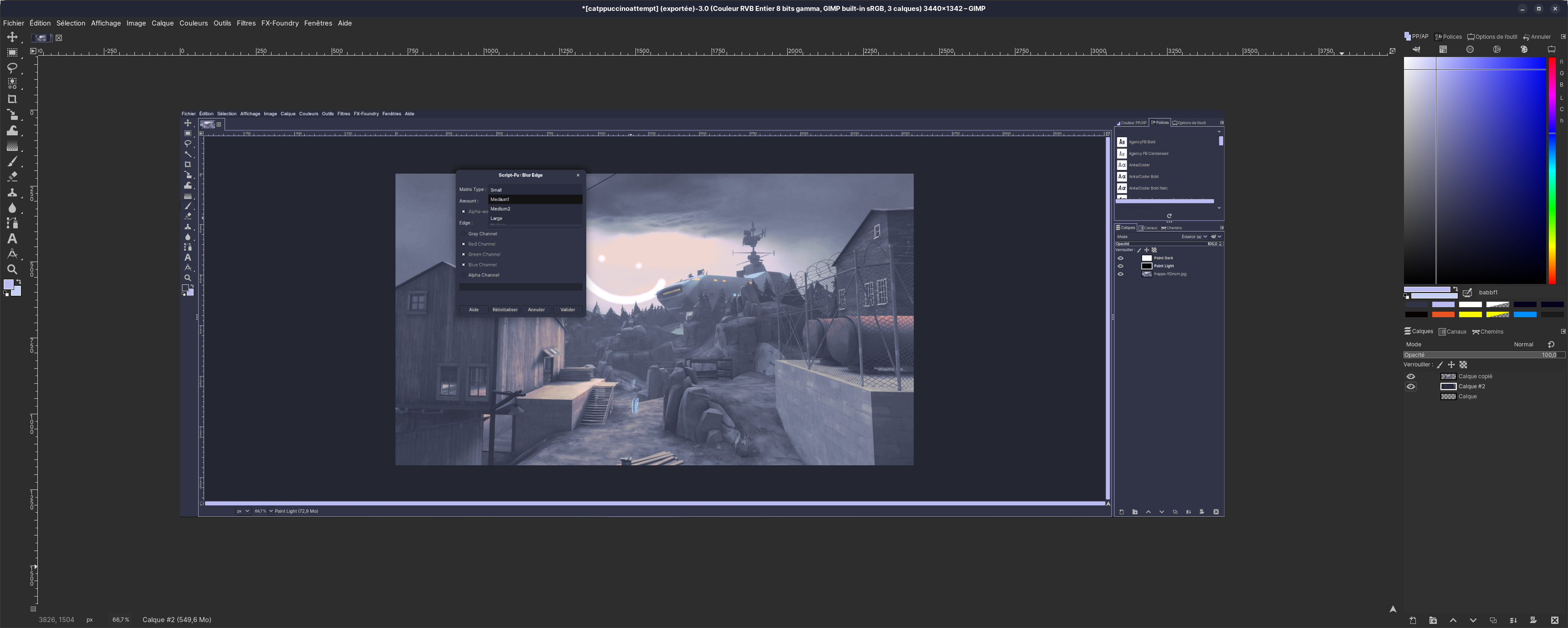GNU Image Manipulation Program (GIMP) · catppuccin catppuccin ...
