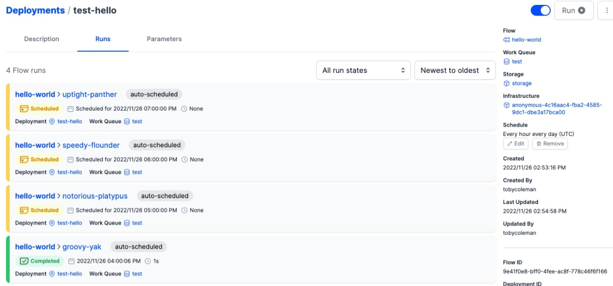 Missing schedule after redeploying flow using Azure storage · Issue #7657 · PrefectHQ/prefect ...
