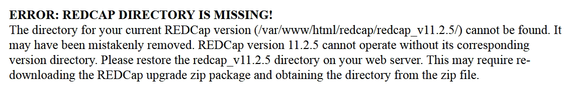 error in restore if another version of redcap software is used · Issue #3 · norment/redcap · GitHub