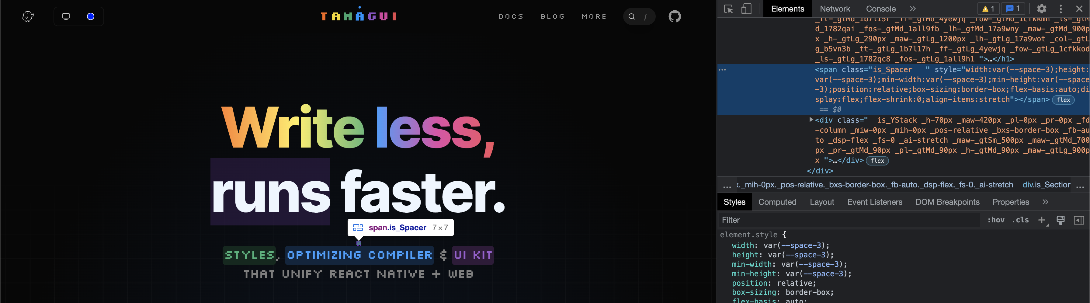 Bug All Styles Are Inlined · Issue 319 · Tamaguitamagui · Github 