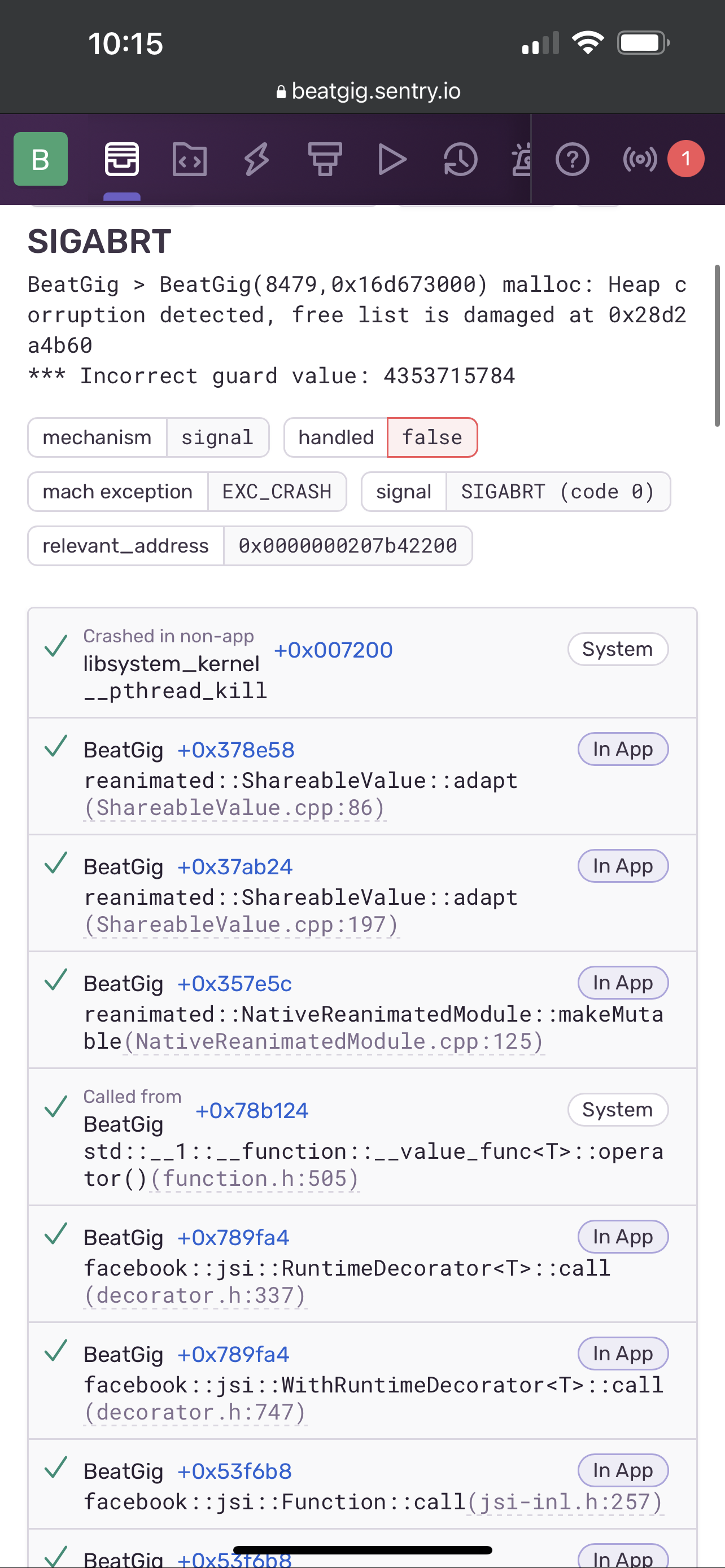 Randomly crash on iOS EXC_CRASH (SIGKILL) · Issue #3243 · software-mansion/react-native ...
