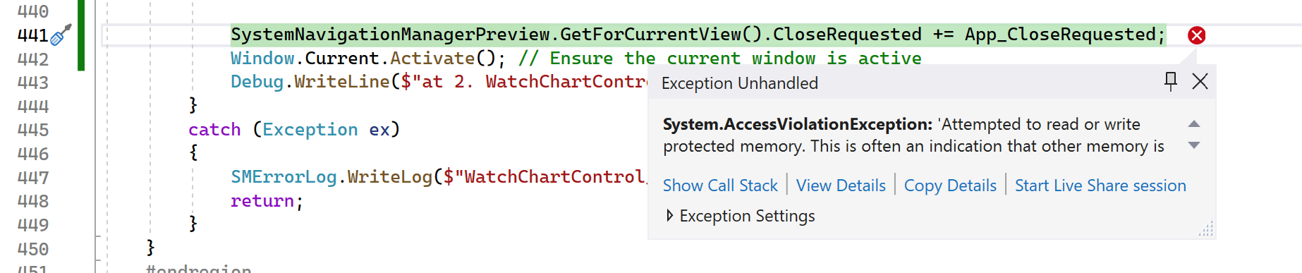 Sample code for closing an Uno Desktop App crashes · Issue #10967 · unoplatform/uno · GitHub