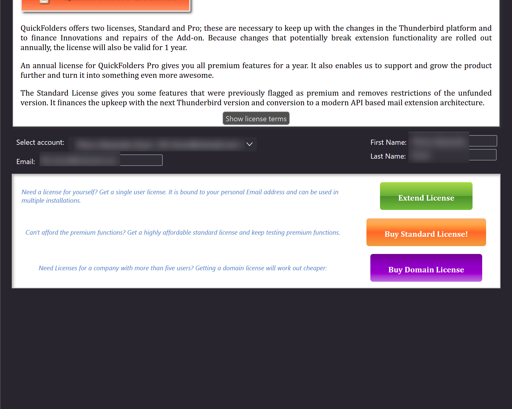 Make registration screen less tall / easily resizable · Issue #400 · RealRaven2000/QuickFolders ...