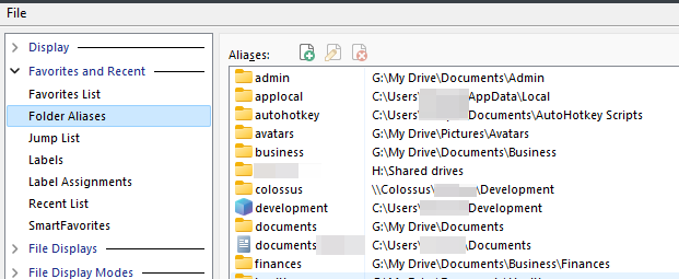 Feature: Folder aliases / Jump lists · Issue #13251 · files-community/Files · GitHub