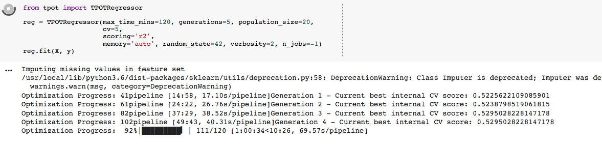 Text output issues · Issue #776 · EpistasisLab/tpot · GitHub