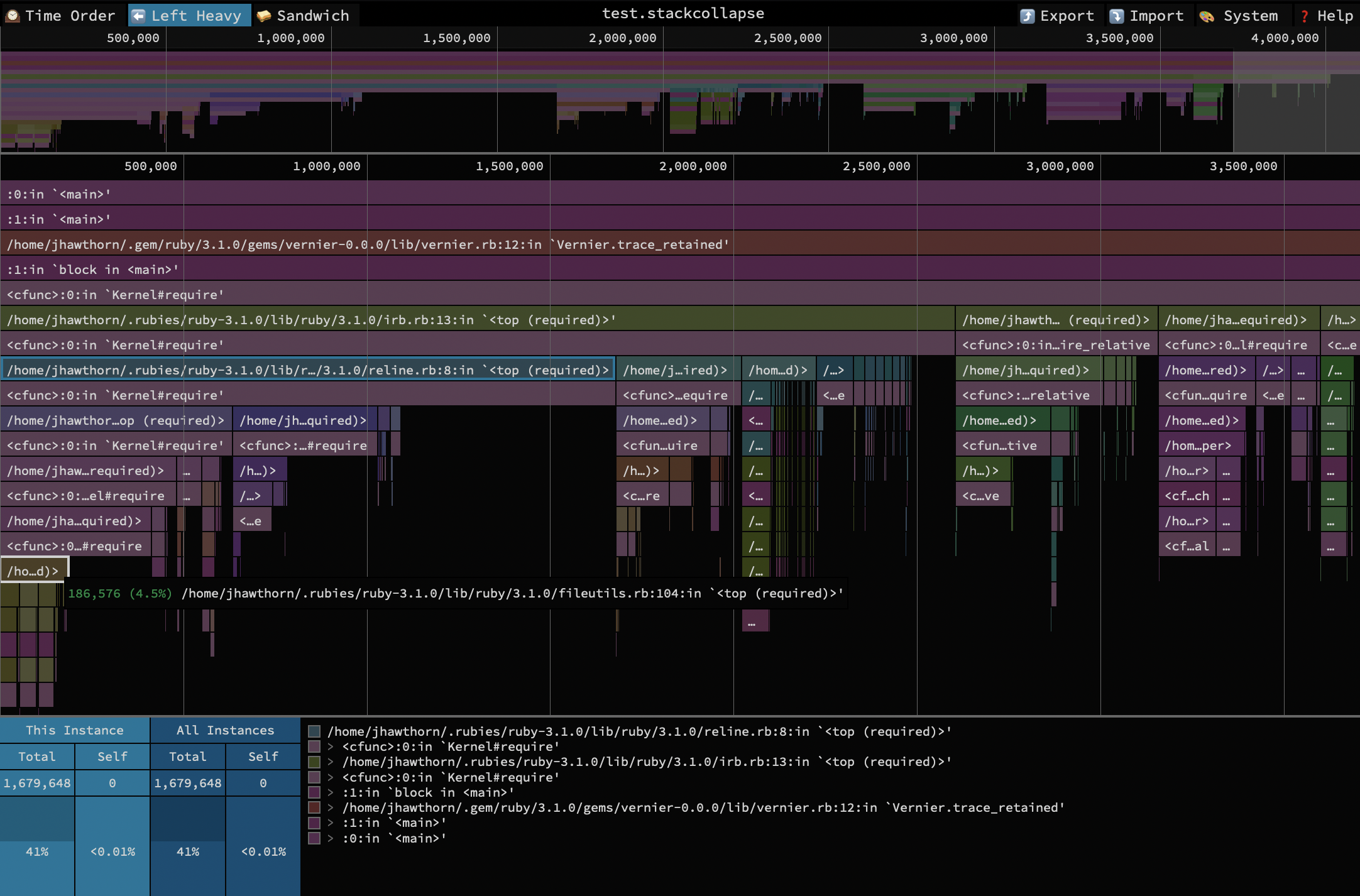 Project: vernier - The Ruby Toolbox