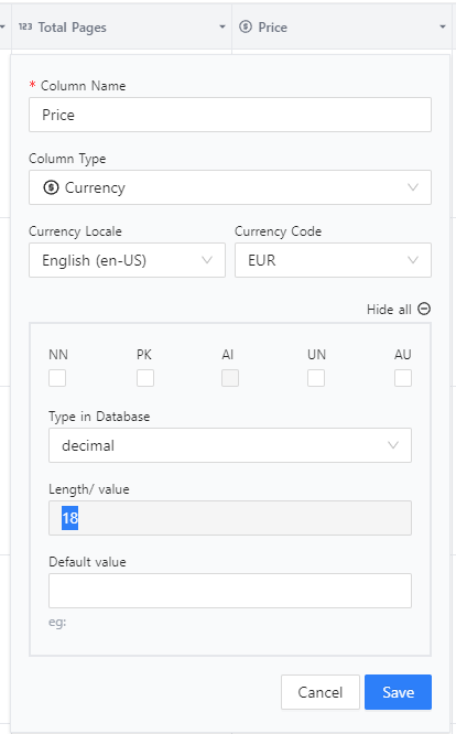 馃悰 Bug Mssql Currency Field Is Not Being Set With Precision 路 Issue 4833 路 Nocodb Nocodb 路 Github