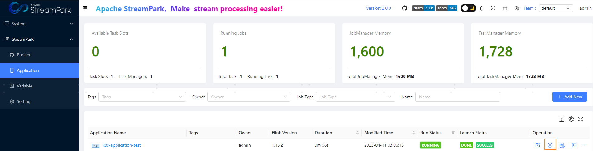 Flink job in k8s application mode can't be stopped by stop button · Issue #2699 · apache ...