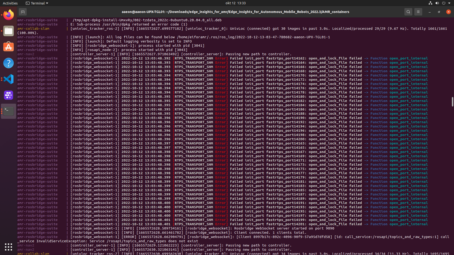 Rtps Error And Invalidserviceexception · Issue 808 · Robotwebtools Rosbridge Suite · Github