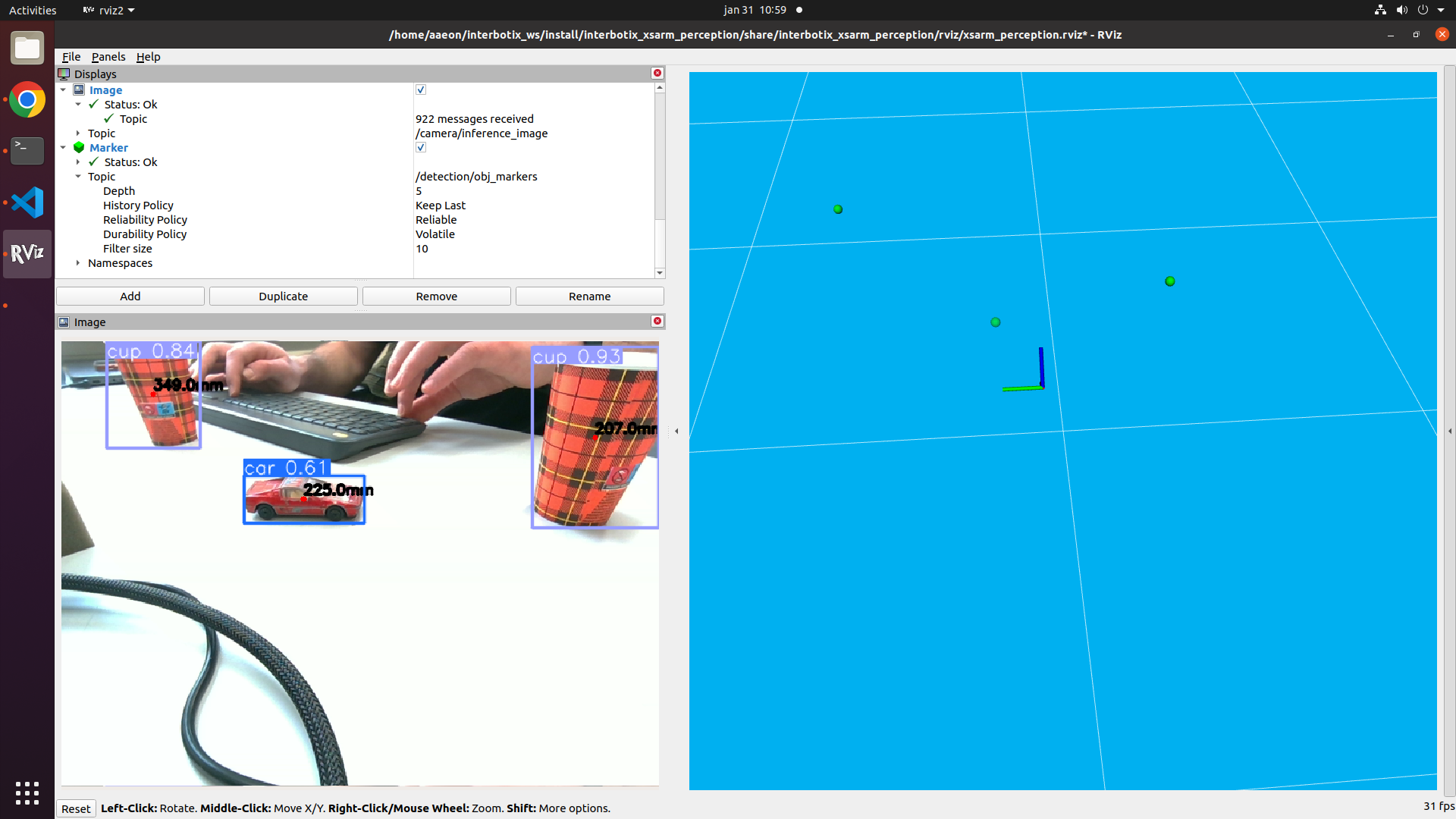 GitHub - hcdiekmann/devkit_object_detection: A ROS 2 wrapper for inference with the UP robotic ...