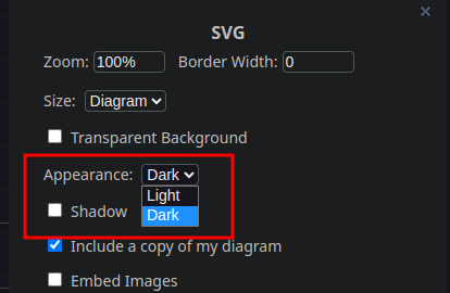 CLI option to control appearance for export · Issue #1452 · jgraph/drawio-desktop · GitHub