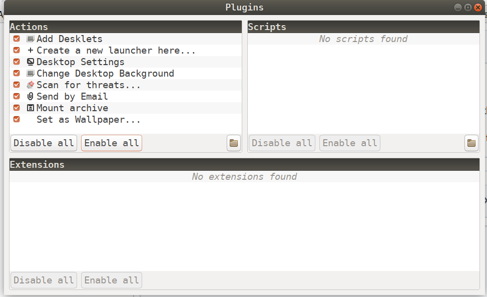 Compare absent from right-click context menu · Issue #285 · linuxmint/nemo-extensions · GitHub