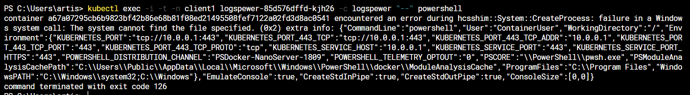 Windows containers shall be selective about launching "pwsh" or "powershell" · Issue #3327 ...