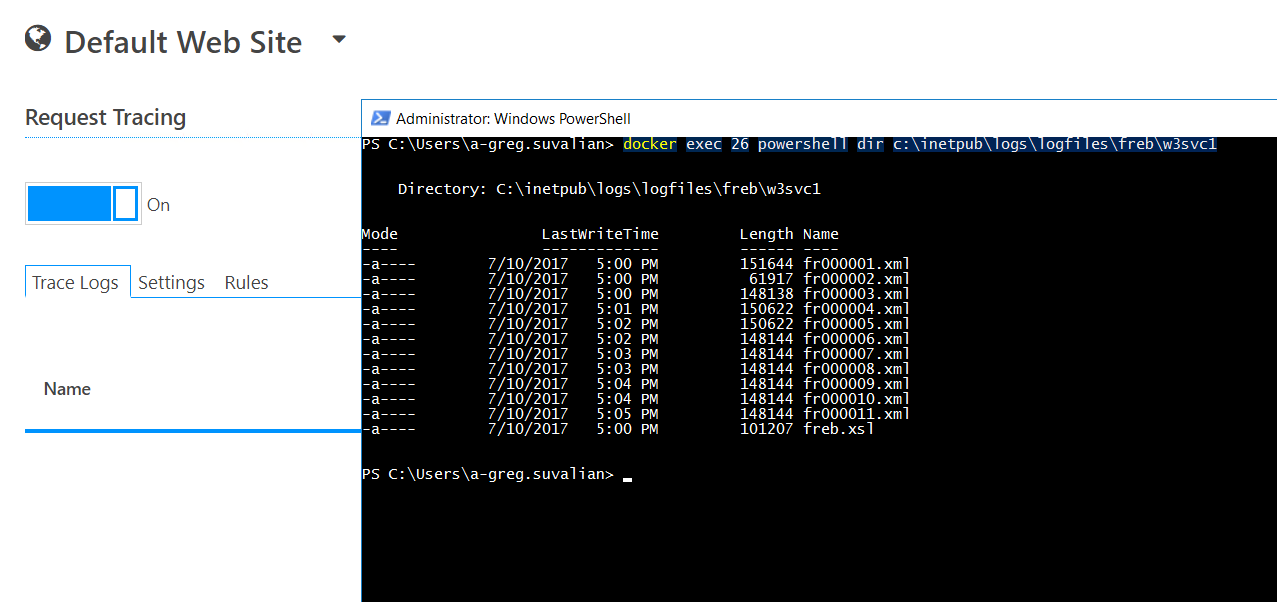 Freb logs are not shown of FREB directory is mounted to a host · Issue #111 · microsoft/IIS ...