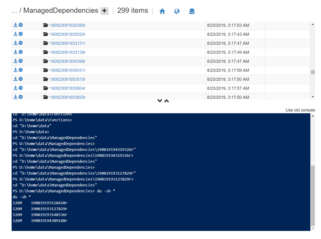 Managed dependencies are continiously being downloaded untill all space is used · Issue #316 ...