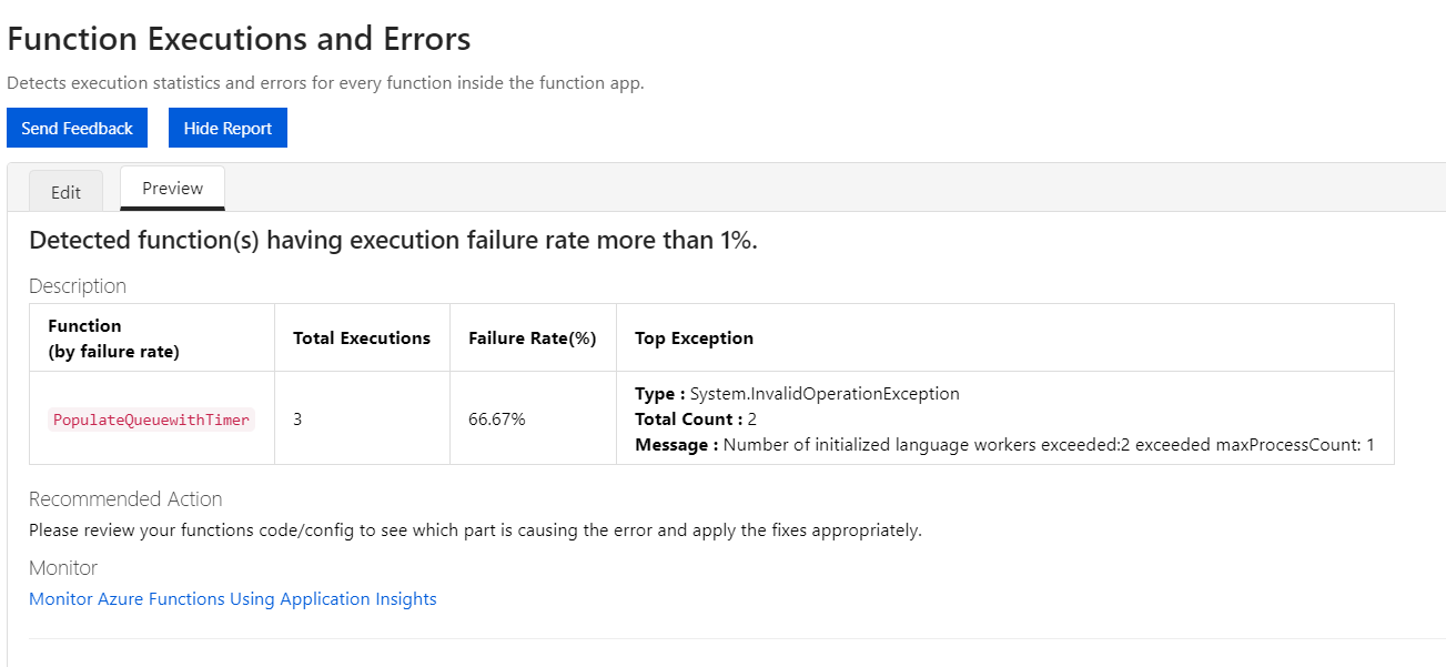 Getting Number Of Initialized Language Workers Exceeded2 Exceeded Maxprocesscount 1 Error