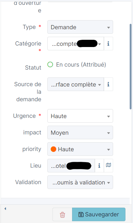 [GLPI 10] Simplified interface - The user can modify category & urgency ...