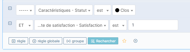 [glpi 10 Bugfixes] No Display Of Satisfaction Stars On Search · Issue