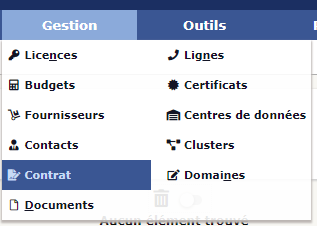 [GLPI 9.5] Display "Contract" In menu · Issue #7067 · glpi-project/glpi · GitHub