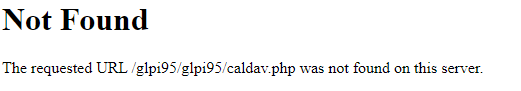 [9 5] Error On Call Caldav Php Page · Issue 7178 · Glpi Project Glpi · Github