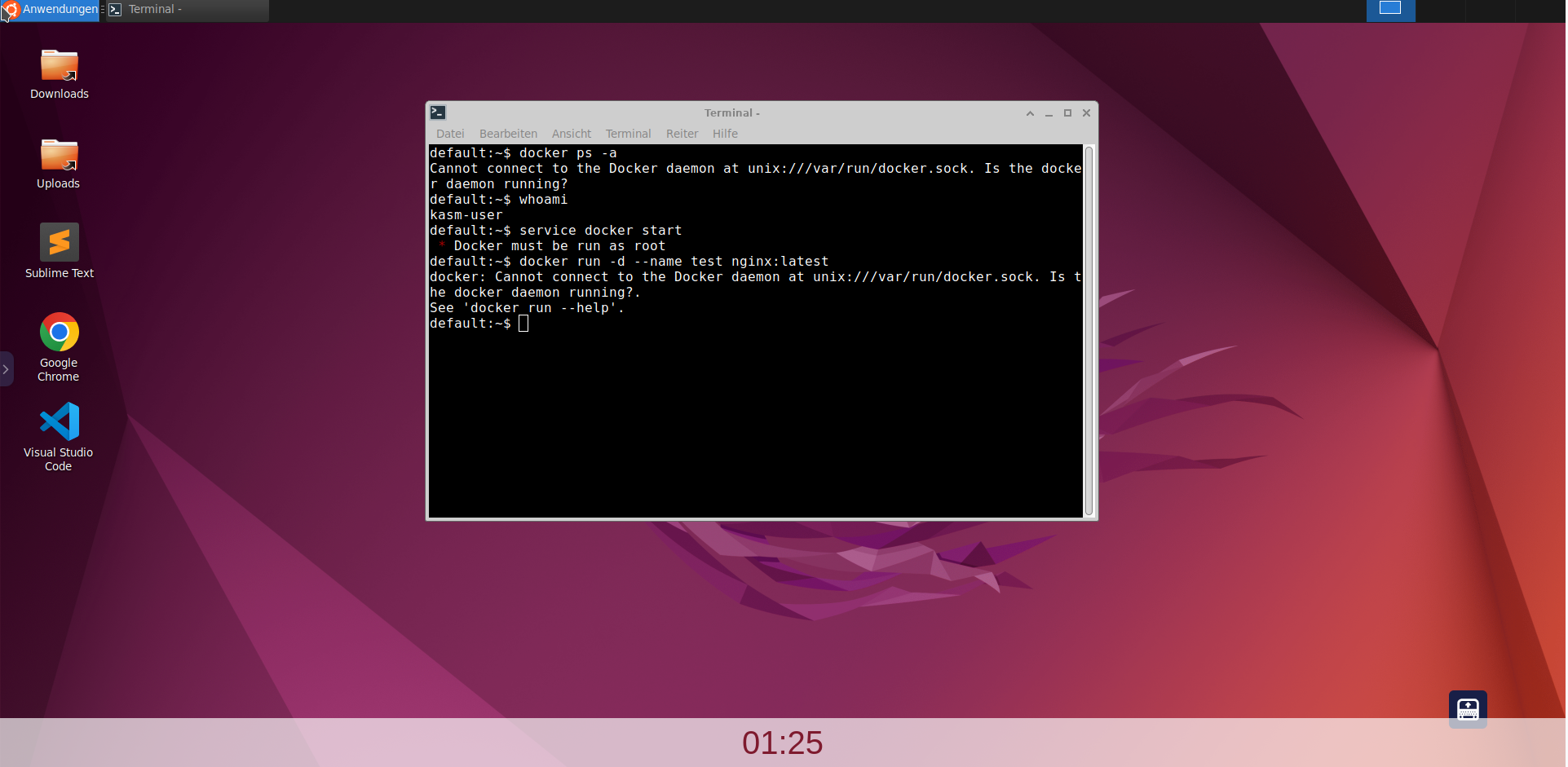 [Bug] Ubuntu-DIND-Images are not working on Tag 1.14.0 · Issue #464 · kasmtech/workspaces-issues ...