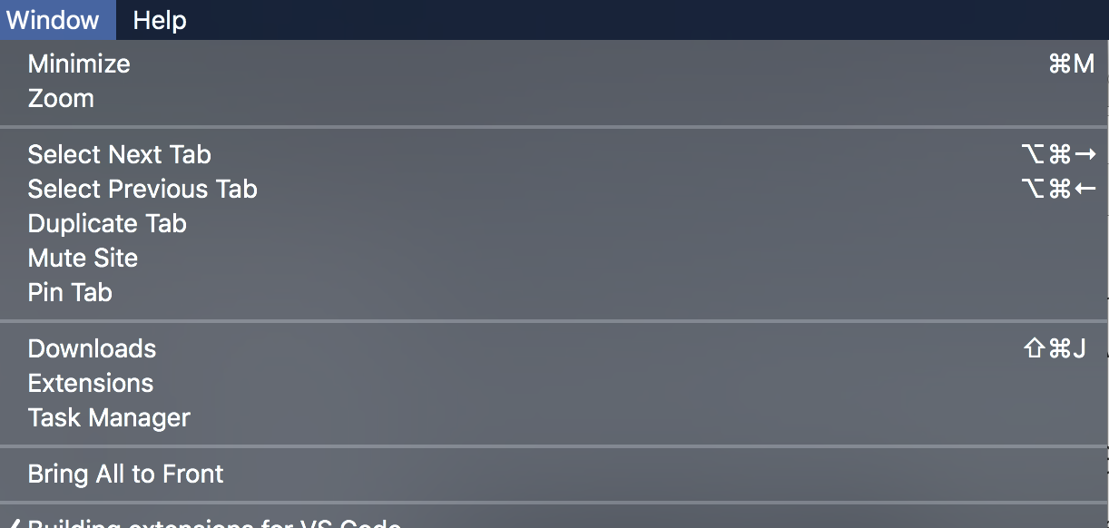 Cannot Rotate Through Open Windows Using Command ~ Using Osx High Sierra And 184 · Issue