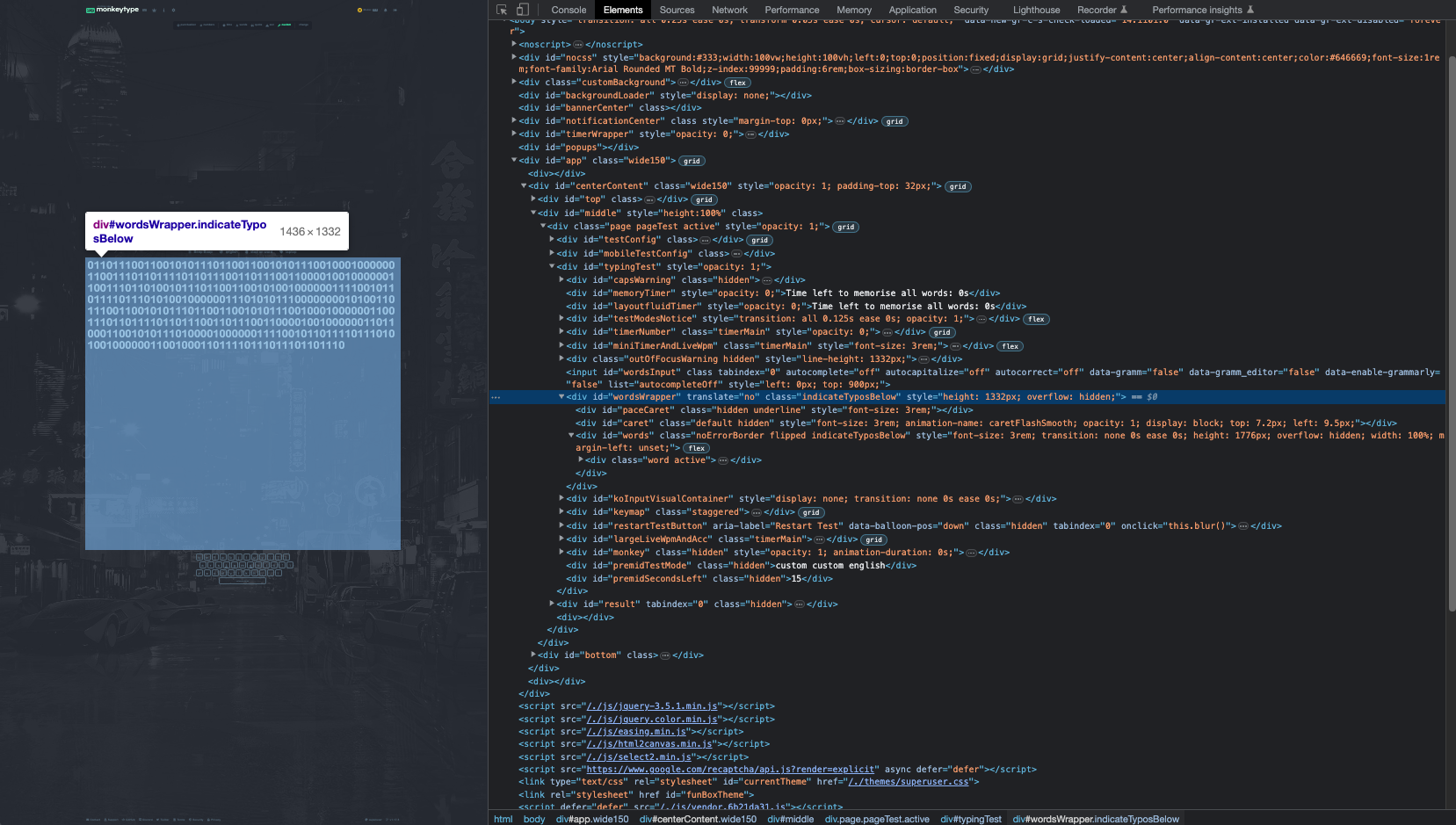 Single word challenges (beep boop) cause the words container to be too tall · Issue #4100 ...