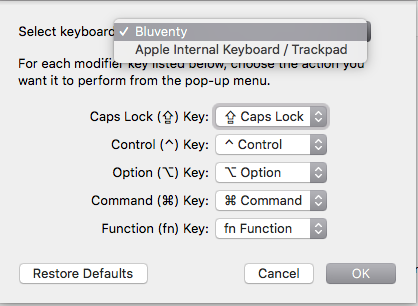 Bluetooth does not allow remapping of modifier keys on macOS. · Issue #3578 · qmk/qmk_firmware ...