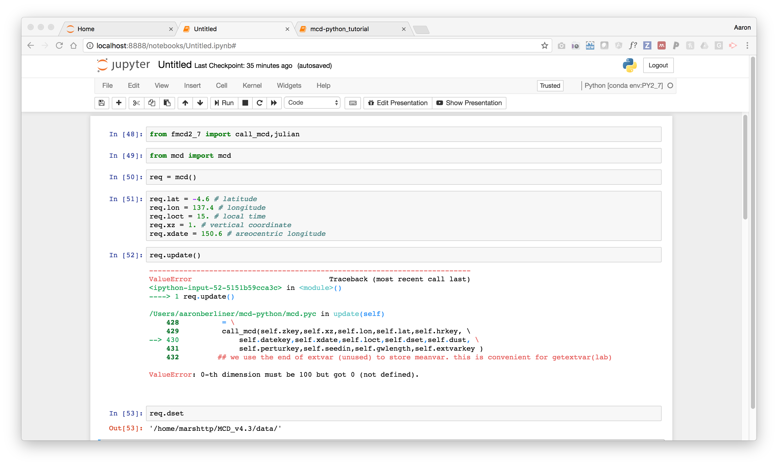 Installation problem · Issue #30 · aymeric-spiga/mcd-python · GitHub