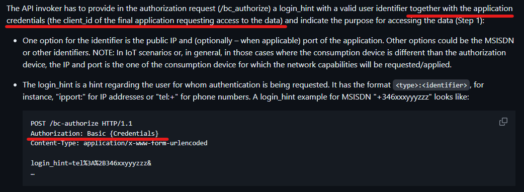 clarify the "credentials" notion in CIBA workflow authentication · Issue #78 · camaraproject ...
