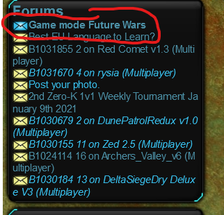 Game mode threads do not disappear. · Issue #2791 · ZeroK-RTS/Zero-K-Infrastructure · GitHub