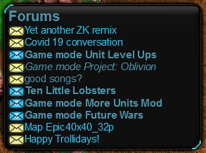 Game mode threads do not disappear. · Issue #2791 · ZeroK-RTS/Zero-K-Infrastructure · GitHub