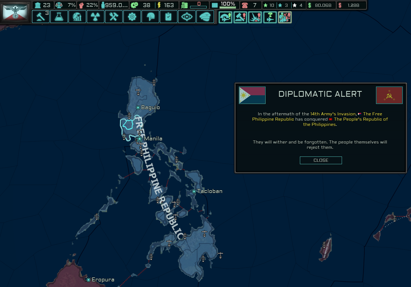 USA - Philippine Conflict doesn't end after FRP defeats Japanese 14th Army and Communists ...