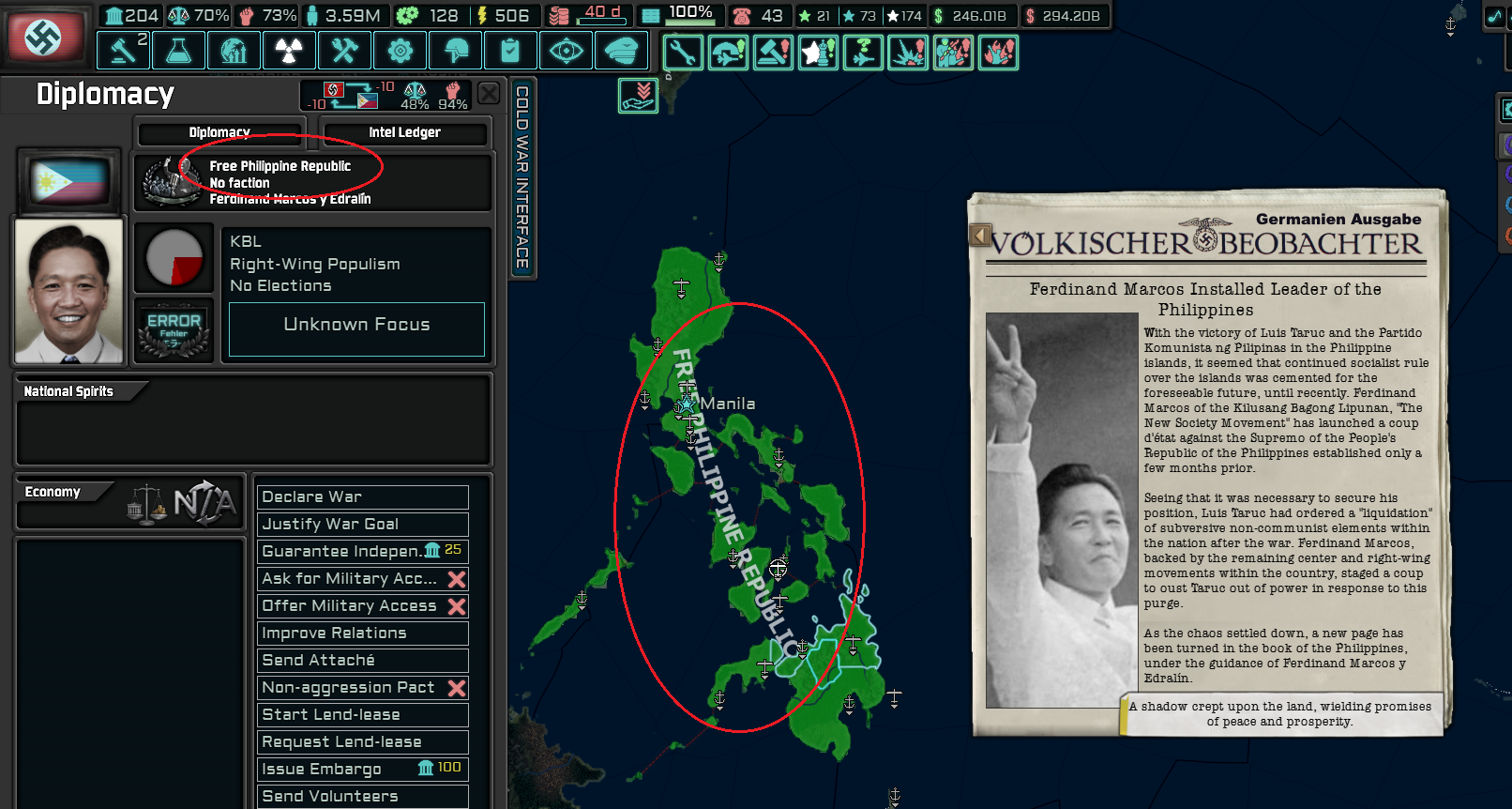 SPH - Doesn't rename to "Republic of the Philippines" but instead rename to pre-war "Free ...