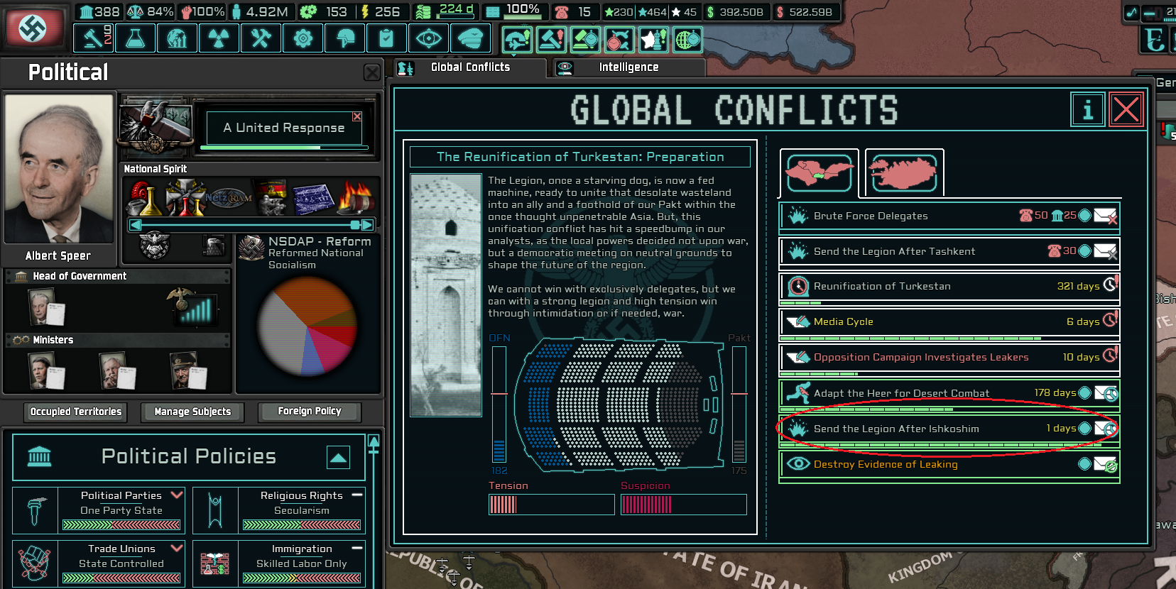 GER/UTL - Turkestan Legion is not border war with Kyrgyzstan again ...