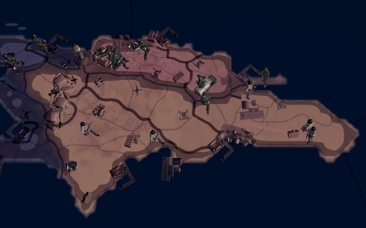 USA - Dominican Republic GFX proxy war map is not changing after either ...