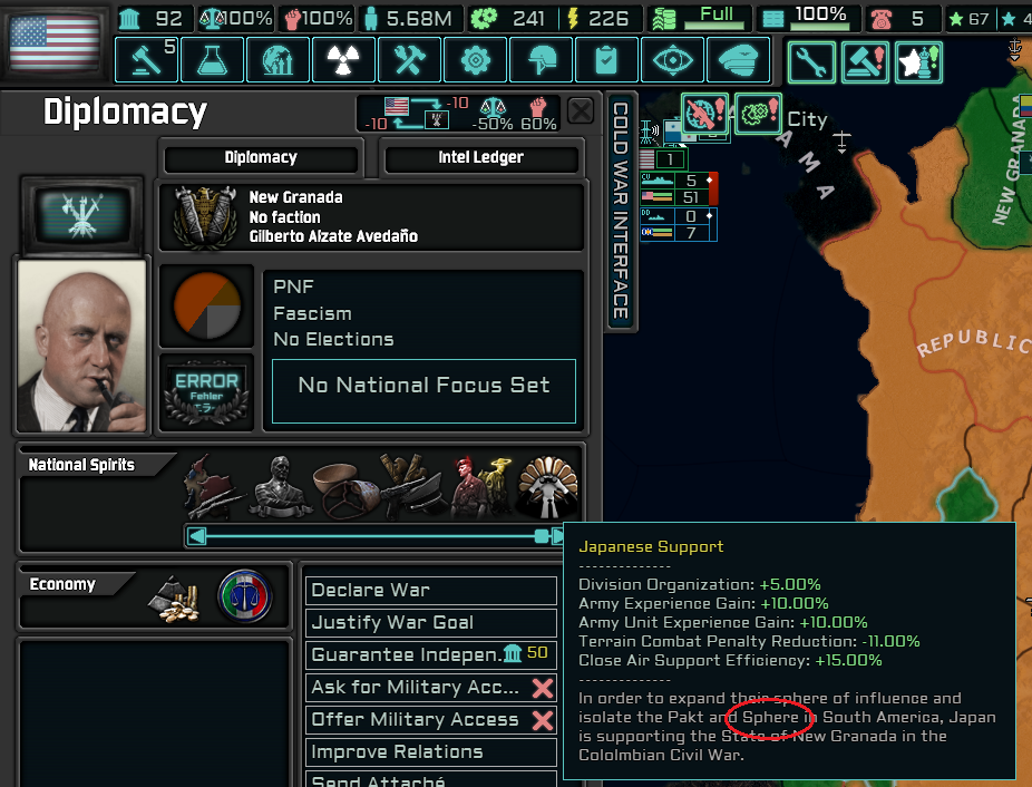 CLC - It should be "OFN" not "Sphere" due to Japan supports New Granada · Issue #2045 · TNODevs ...