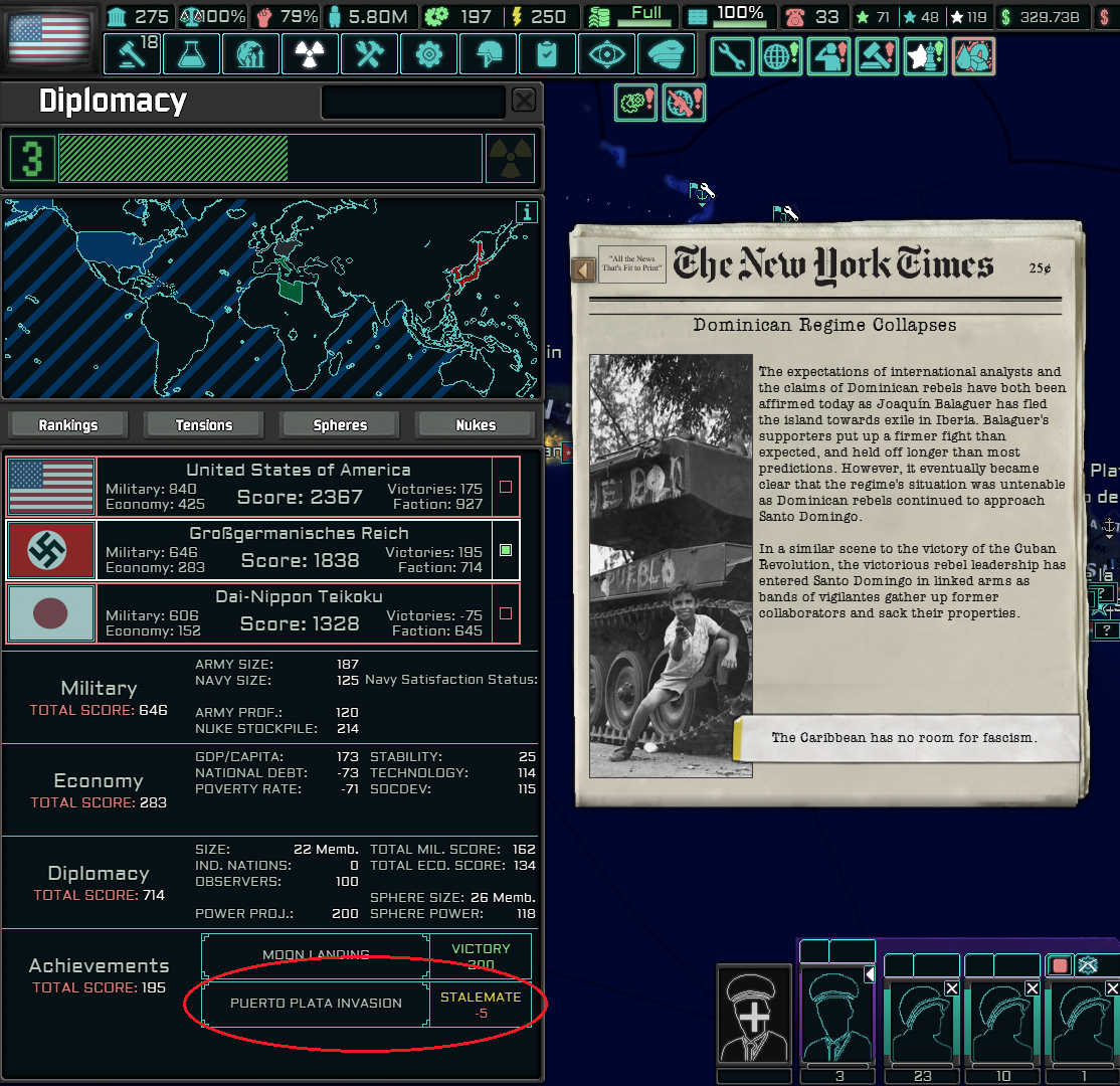 GER - PPI defeat declares 'Stalemate' -5 instead of 'Total Defeat' in the Germany's Cold War ...